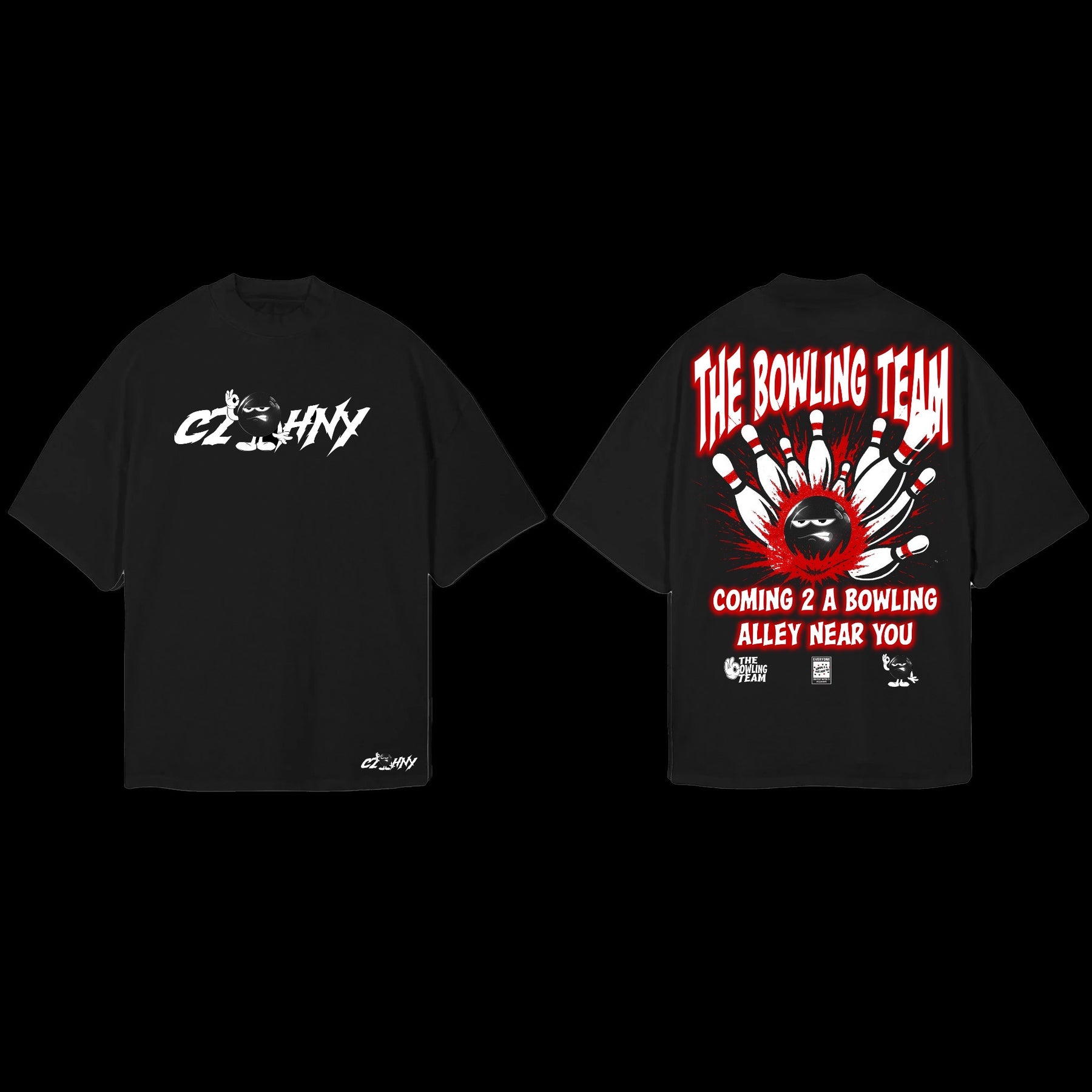 THE BOWLING TEAM TSHIRT – C2AHNY