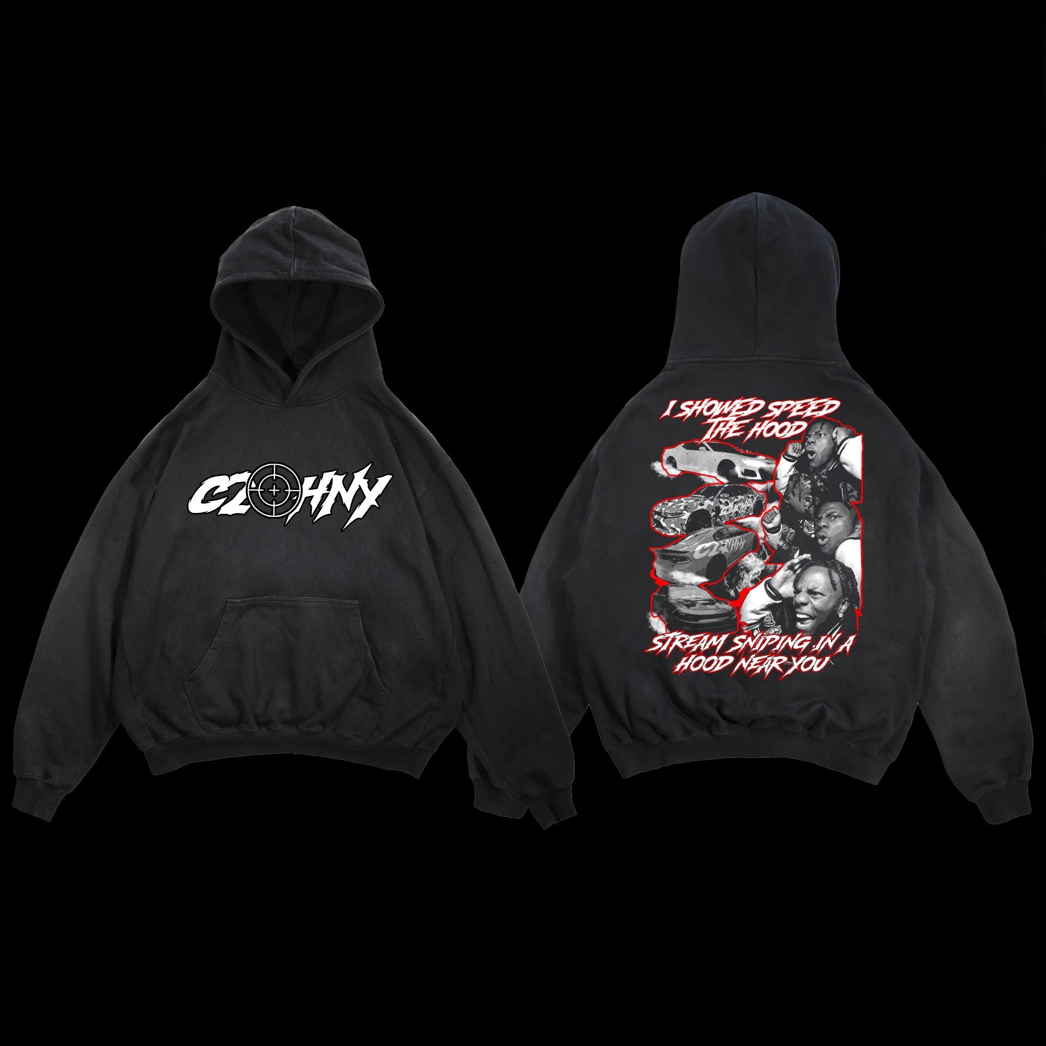I SHOWED SPEED THE HOOD HOODIE – C2AHNY